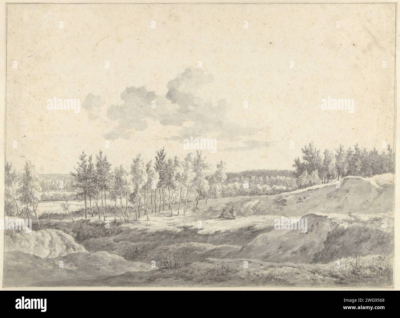 Landscape between Doesburg and Arnhem, Gerrit Jan Michaëlis, 1785 ...