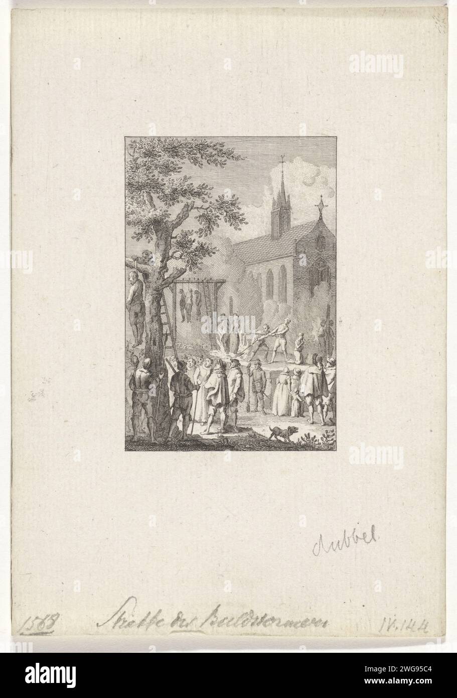 Judges of Beeldenstormers, 1567, Reinier Vinkeles (I), After Jacobus ...