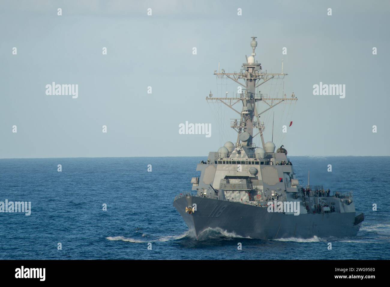 PHILIPPINE SEA (Feb. 2, 2024) The Arleigh Burke-class guided-missile ...