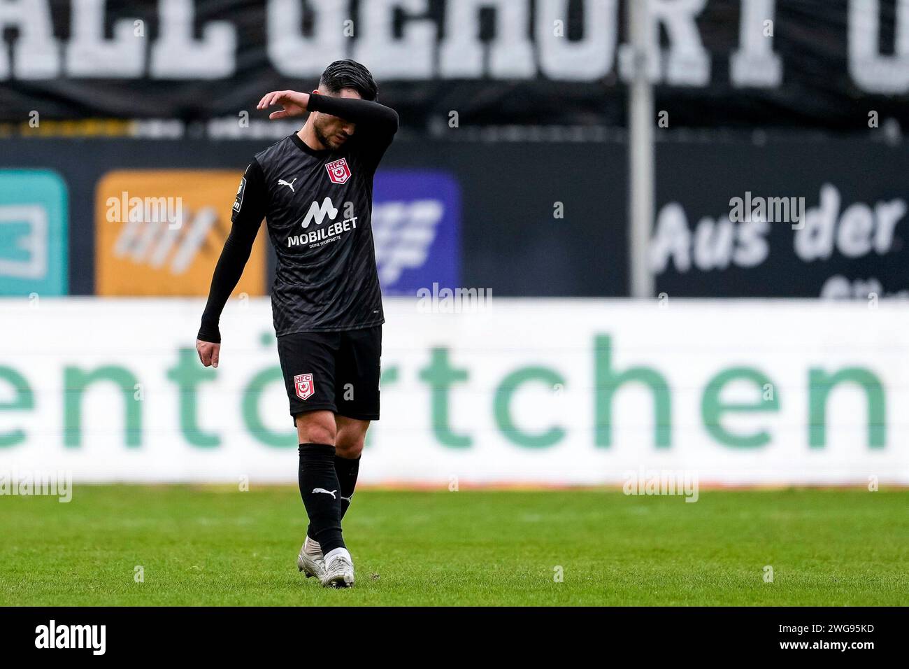 Sandhausen, Deutschland. 03rd Feb, 2024. Besar Halimi (HFC, 23 ...