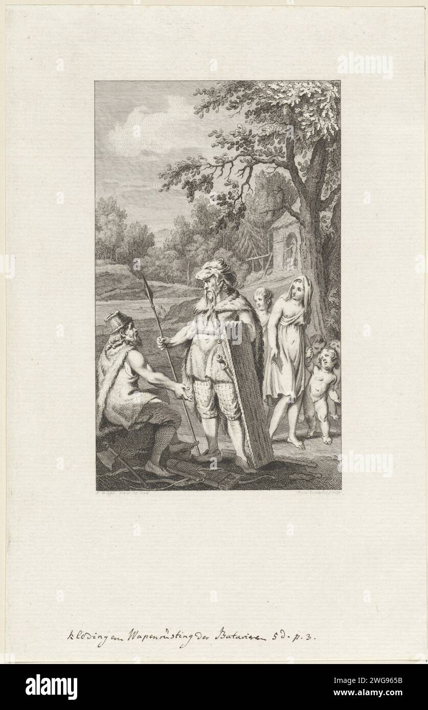 Clothing and armor of the Batavians, Reinier Vinkeles (I), After ...