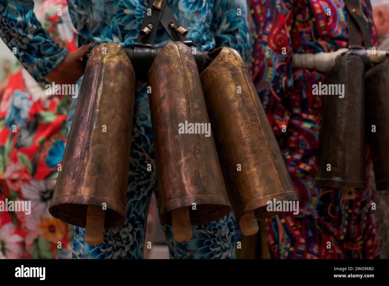 Almonacid De Marquesado, Cuenca, Spain. 3rd Feb, 2024. A member of the ...