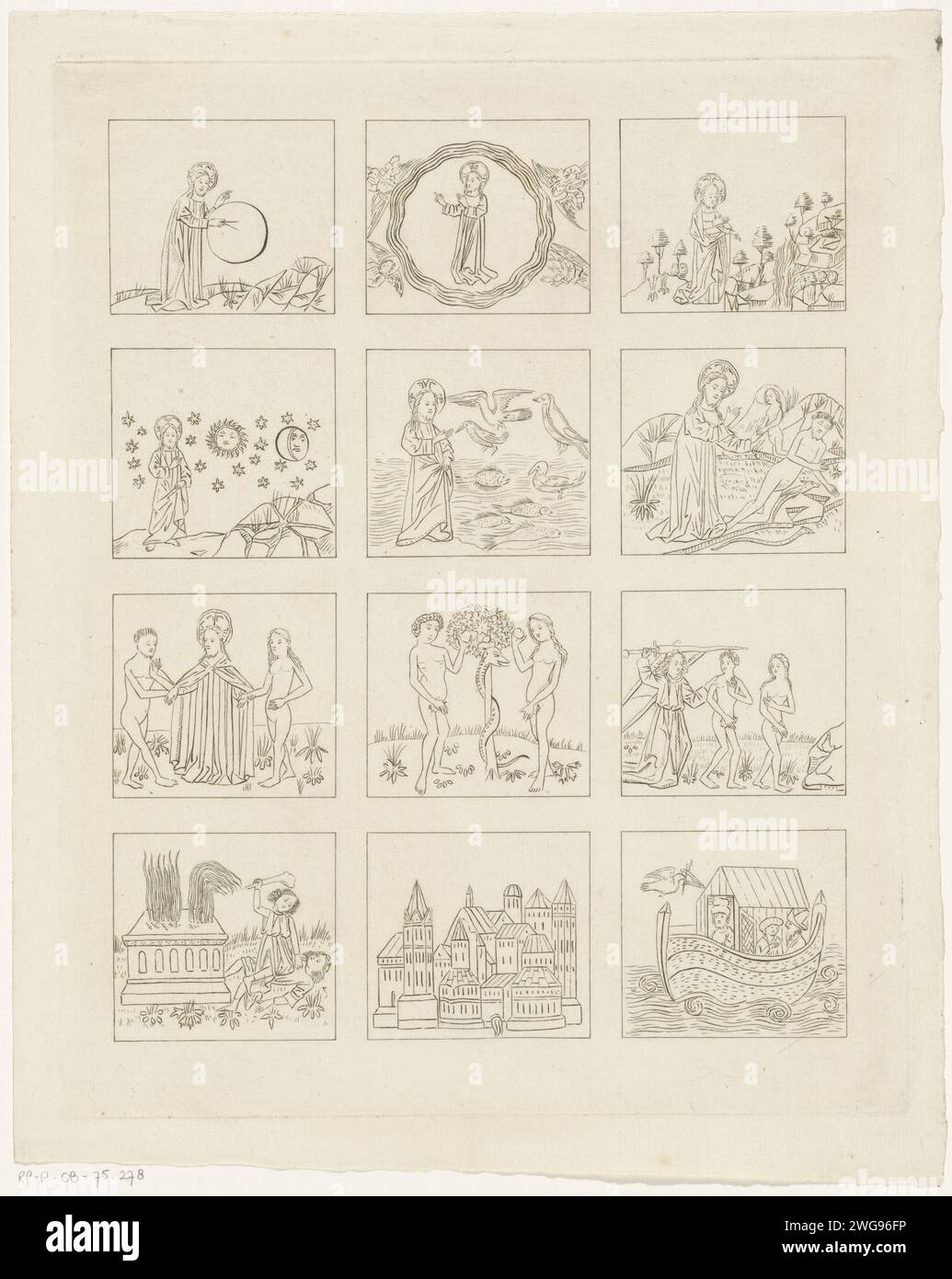 Twelve performances at the Bible book Genesis, Anonymous, 1795 - 1850 ...