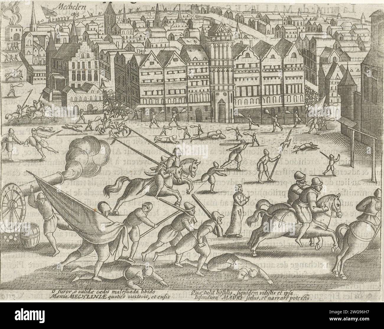 Conquest of Mechelen, 1580, 1613 - 1615 print Conquest of Mechelen by ...