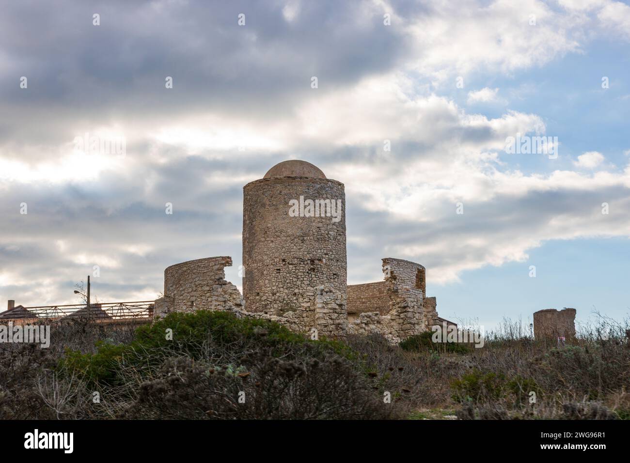 Bonifacio town, medieval citadel in Corsica Island, France Stock Photo ...