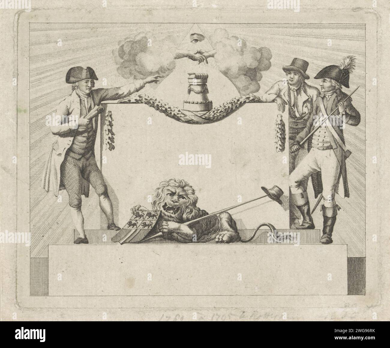 Membership certificate from Schutterij in Rotterdam, 1795, Anonymous ...