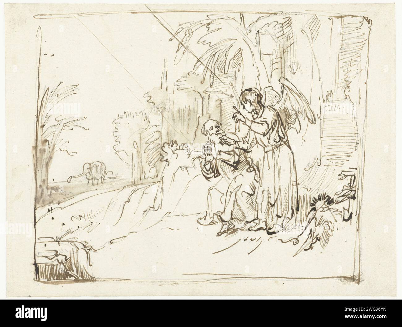 Elijah and the angel 1 kings 19 hi-res stock photography and images - Alamy