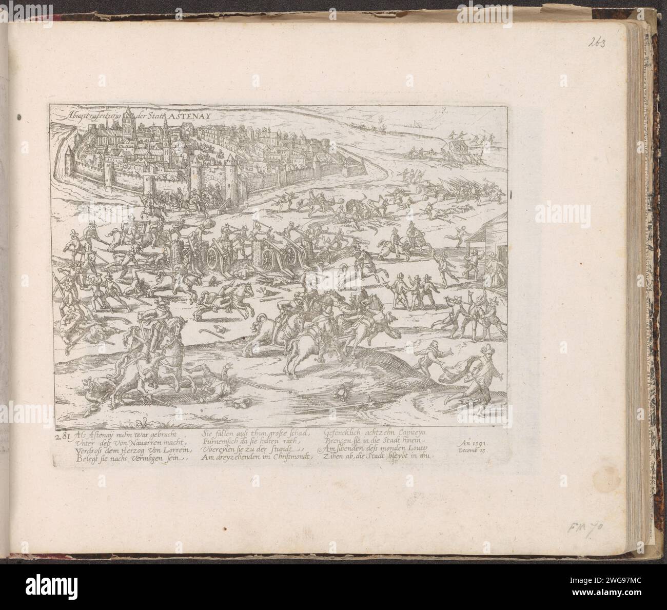 Siege of Stenay by the Duke of Lorraine, 1591, 1591 - 1593 print Siege ...