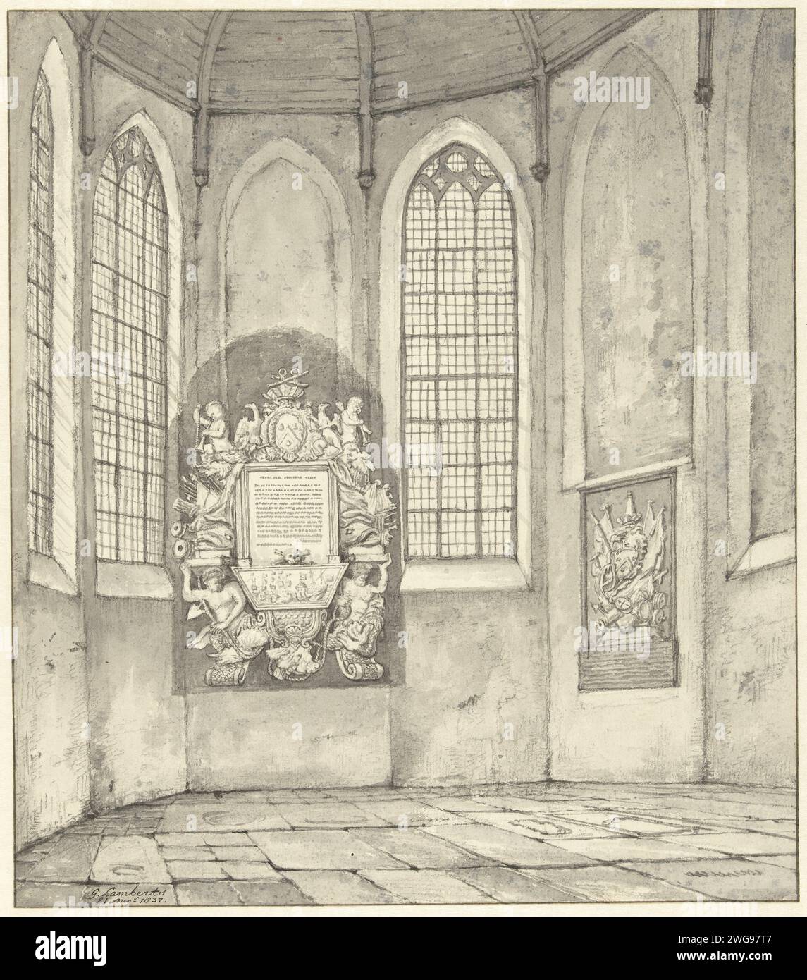 Tombe of Anthony Pieterson in the Church to Monster, Gerrit Lamberts ...