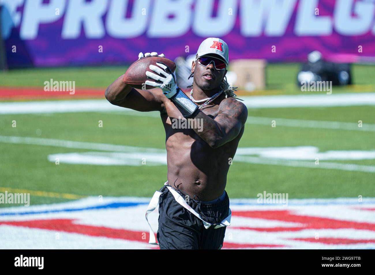 Orlando, Florida, USA, February 2, 2024, David Njoku #85 of the ...