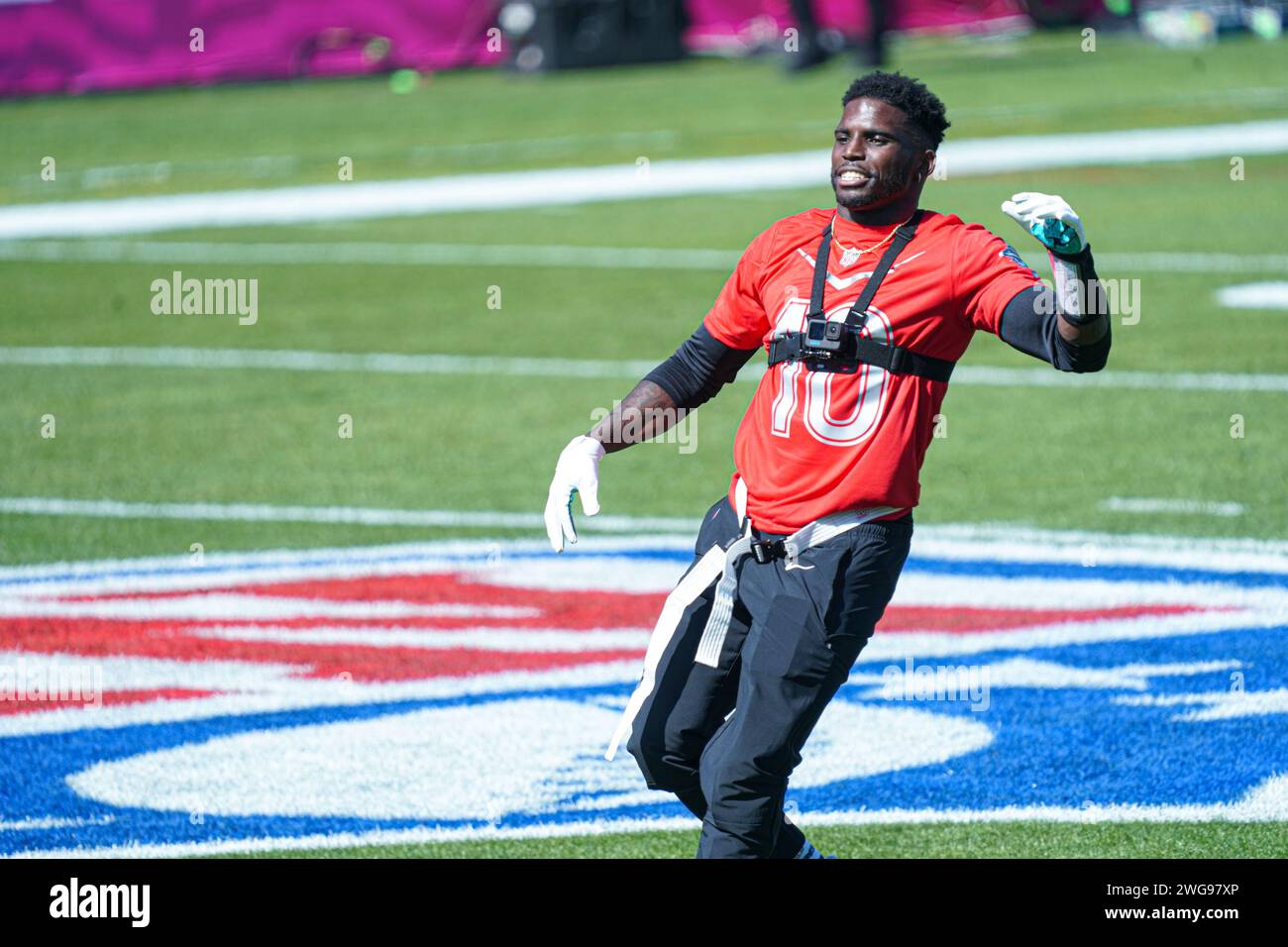 Orlando, Florida, USA, February 2, 2024, Tyreek Hill #10 of the Miami ...