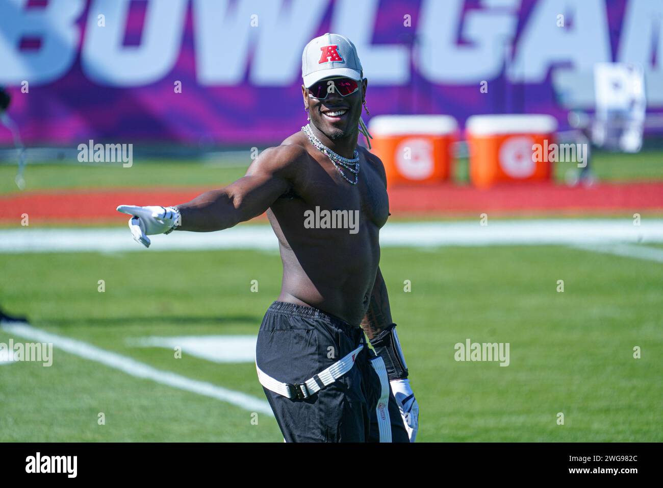 Orlando, Florida, USA, February 2, 2024, David Njoku #85 of the ...