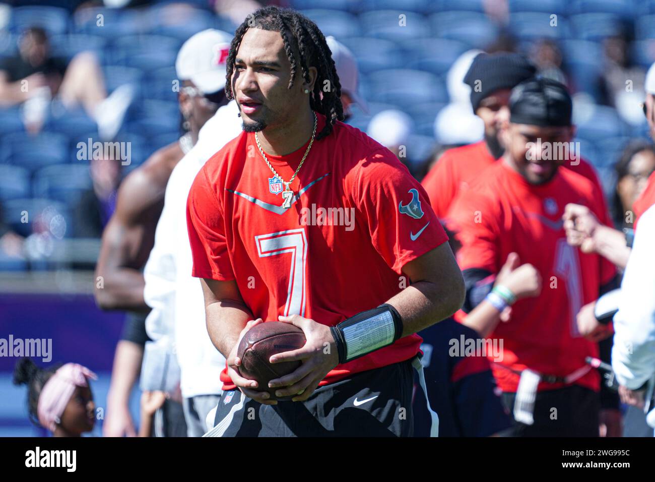 Orlando, Florida, USA, February 2, 2024, CJ Stroud of the Houston ...