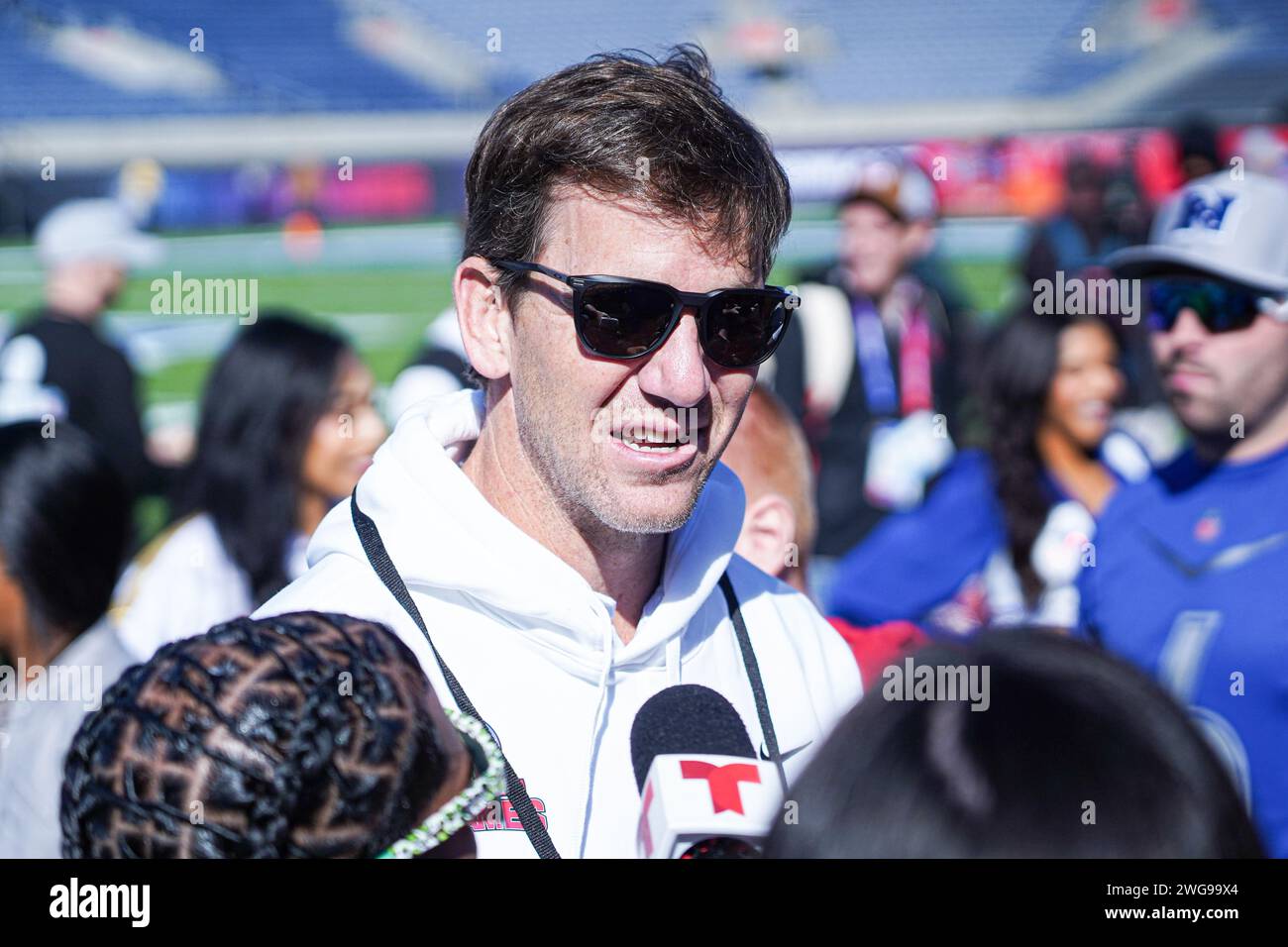 Orlando, Florida, USA, February 2, 2024, Eli Manning During AFC vs NFC ...