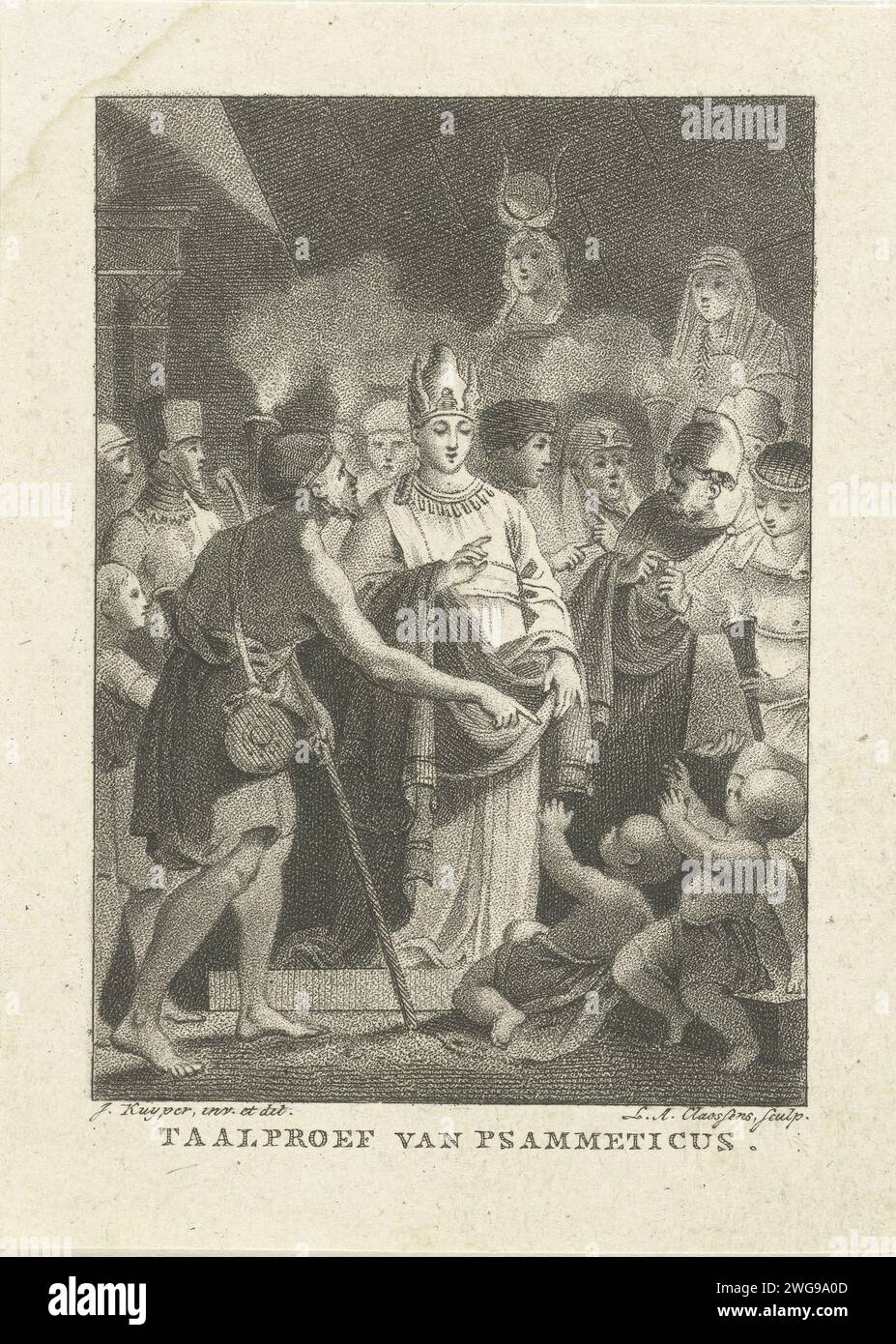 Linguistic experiment from Pharaoh Psammetichus, Lambertus Antonius ...