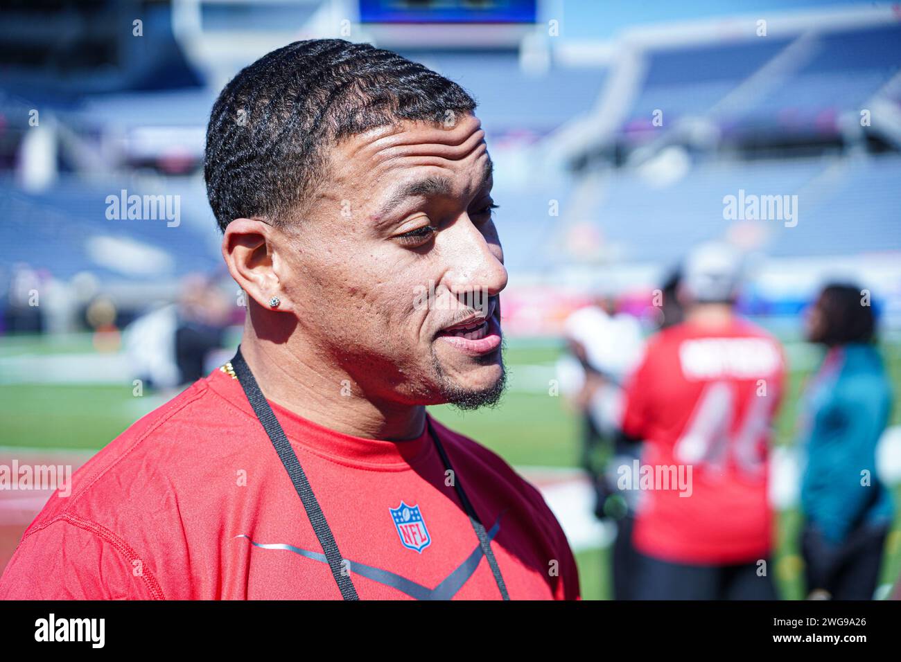 Orlando, Florida, USA, February 2, 2024, Evan Engram #17 of the ...
