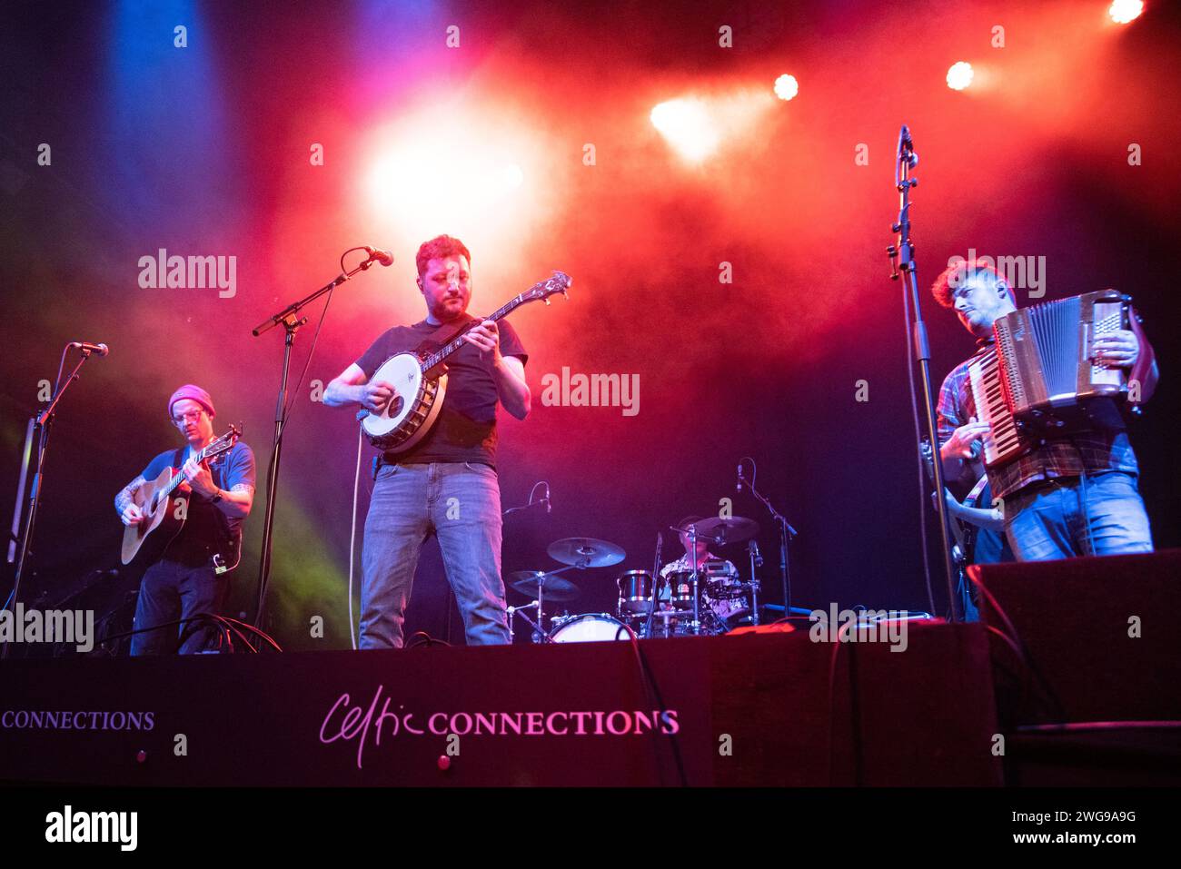 Glasgow Scotland. Ciaran Ryan, Scottish tenor banjo player and founding ...