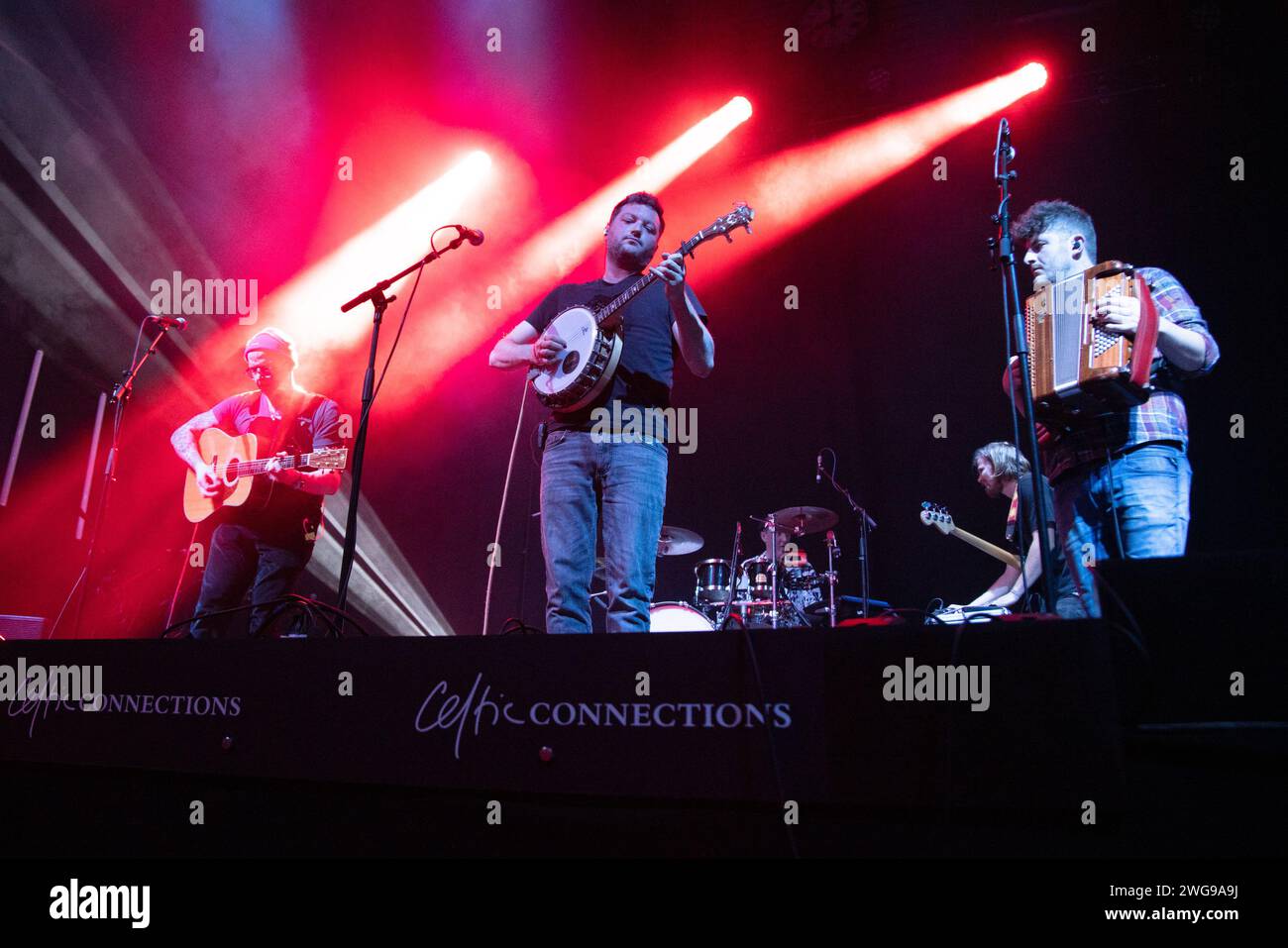 Glasgow Scotland. Ciaran Ryan, Scottish tenor banjo player and founding ...