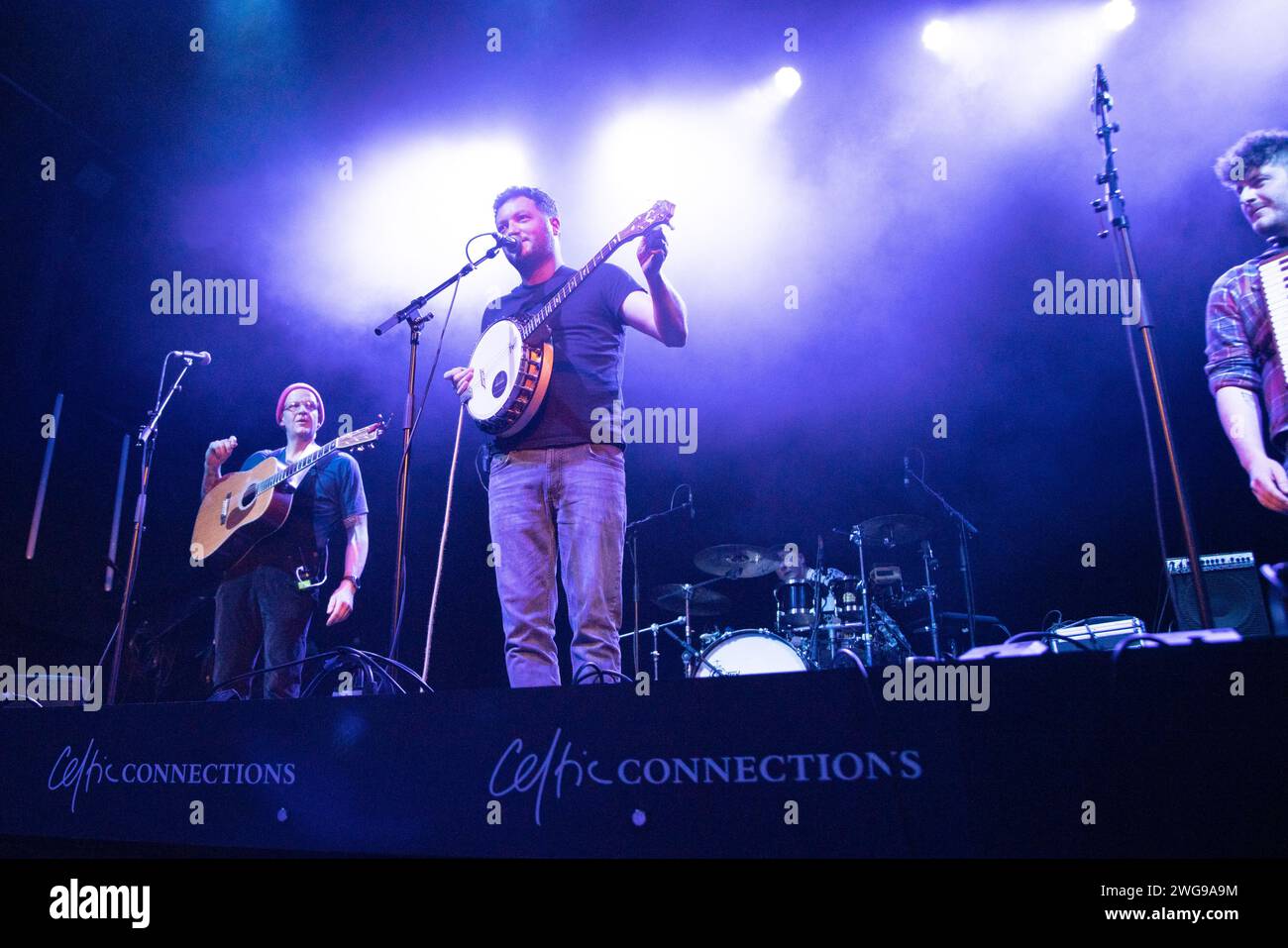 Glasgow Scotland. Ciaran Ryan, Scottish tenor banjo player and founding ...