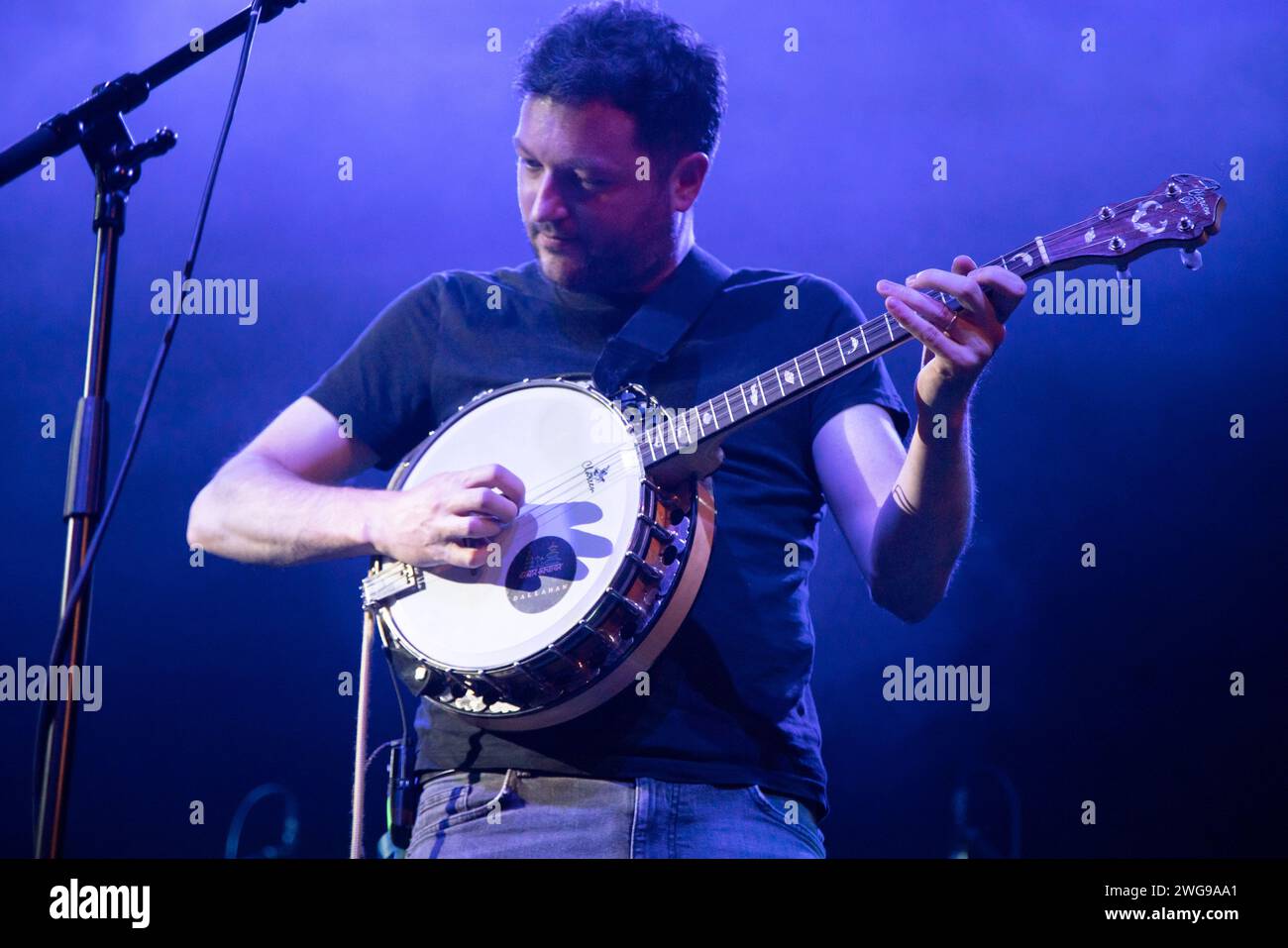 Glasgow Scotland. Ciaran Ryan, Scottish tenor banjo player and founding ...