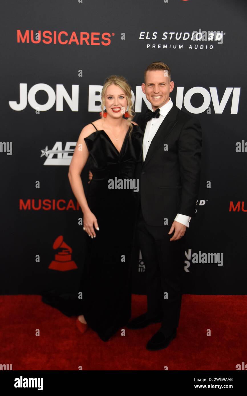 Los Angeles, California, USA 2nd February 2024 Annie Ray and Irving Ray ...