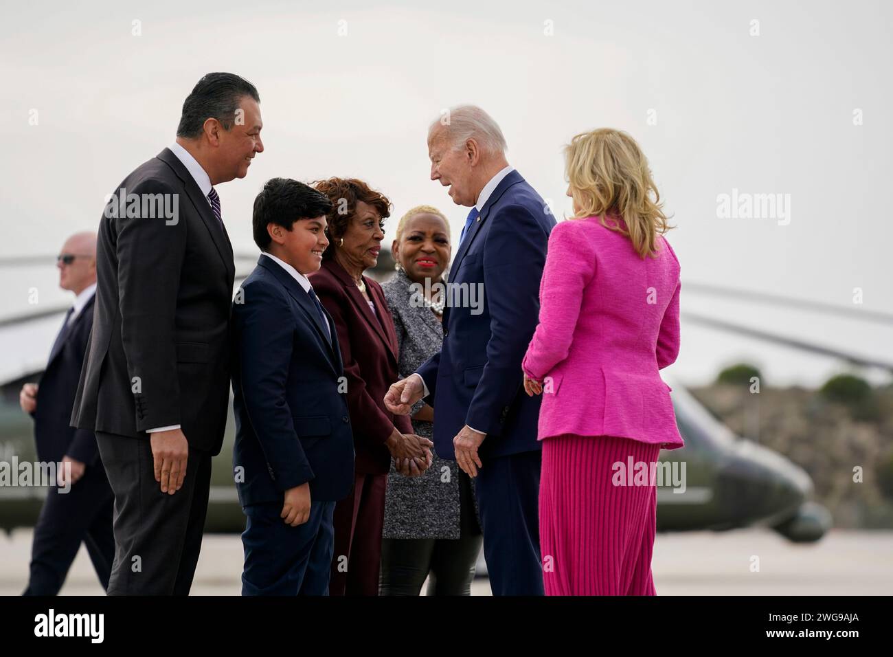 From left, Sen. Alex Padilla, D-Calif., his son Diego Cruz Padilla, Rep ...