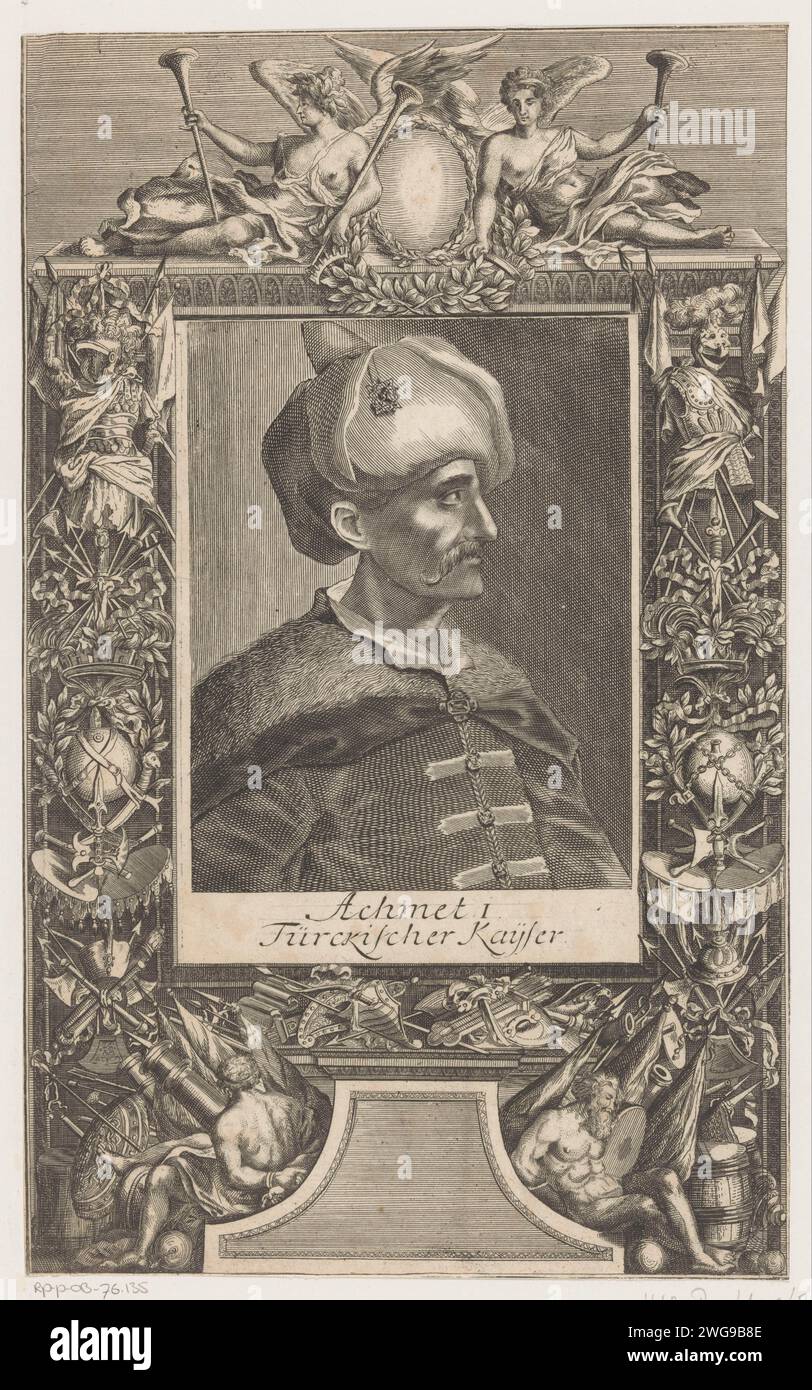 Portrait of Ahmed I, Sultan of the Ottoman Empire, Anonymous, 1700 ...