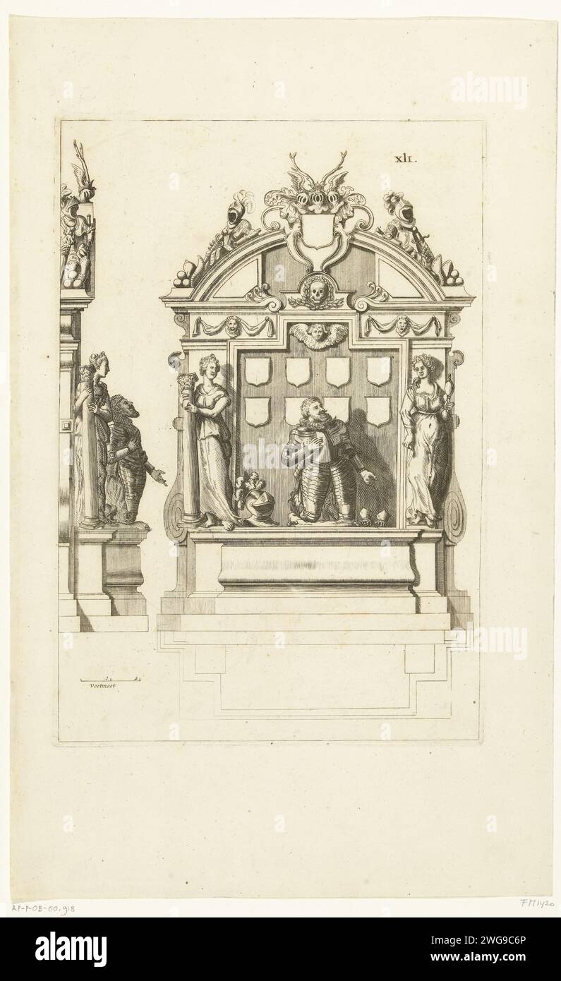 Graftombe by Willem Lodewijk, count of Nassau, in the Grote Kerk in ...