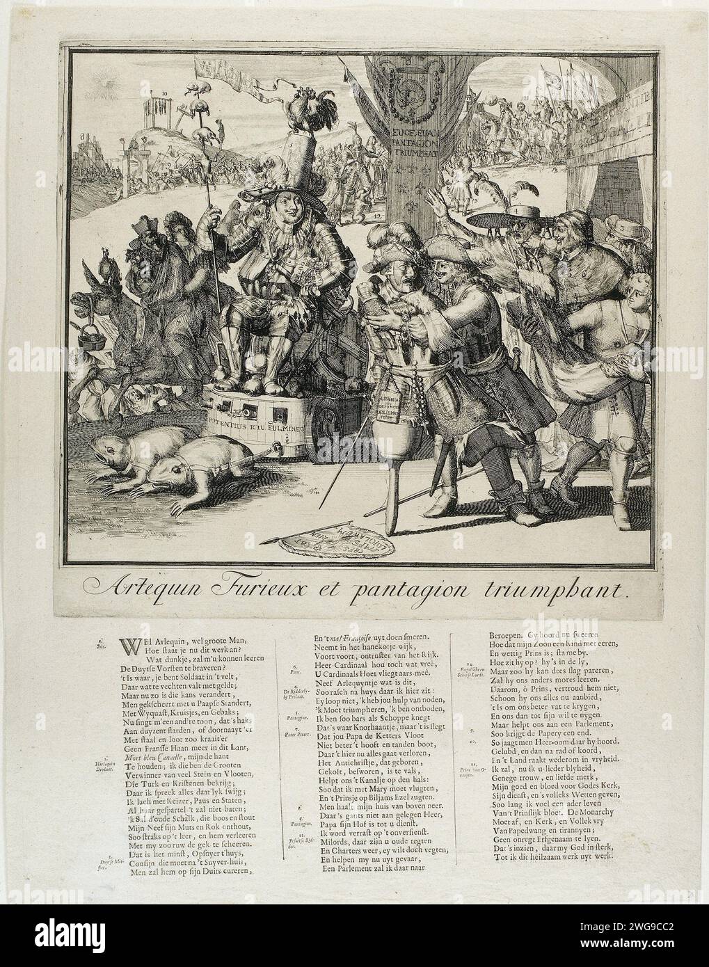Cartoon on Louis XIV and the Dauphin, 1689, Romeyn de Hooghe ...