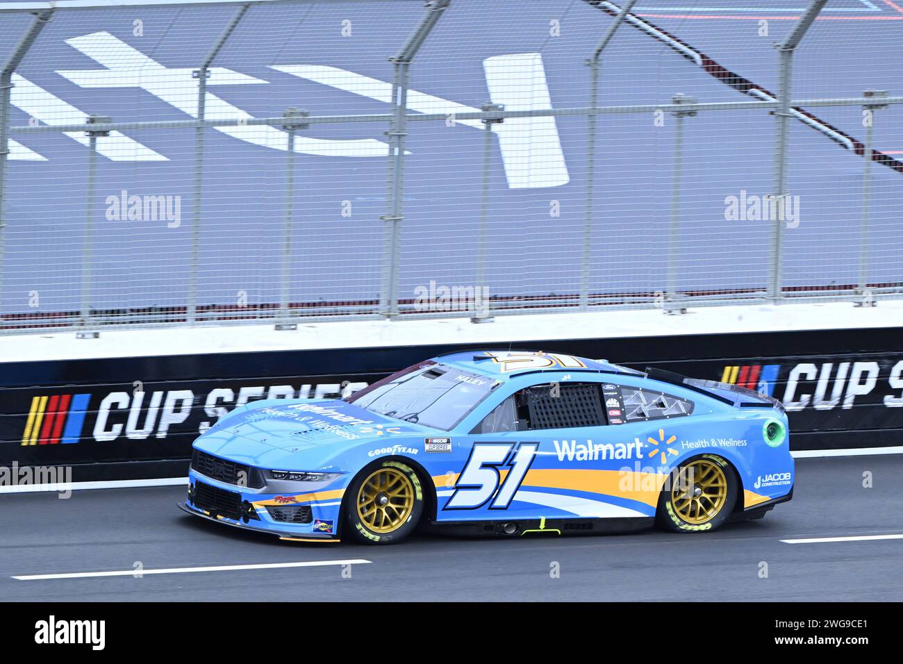 LOS ANGELES, CA - FEBRUARY 03: Justin Haley (#51 Rick Ware Racing ...