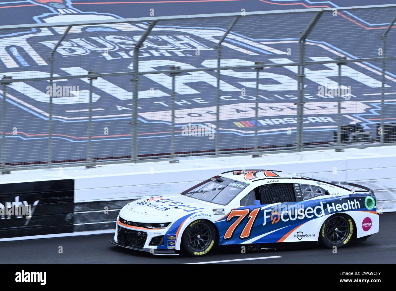 LOS ANGELES, CA - FEBRUARY 03: Zane Smith (#71 Spire Motorsports ...