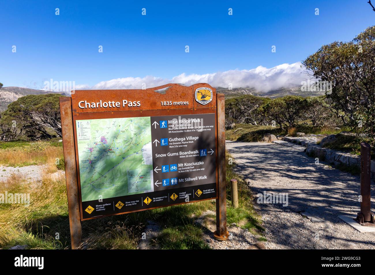 Charlotte Pass, Kosciusko national park, Main Range walk and Mt ...