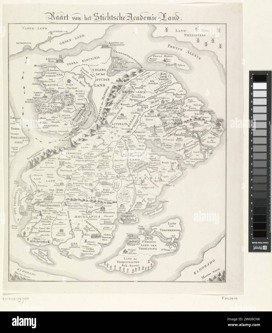 Cartoon from Utrecht student almanac, 1834, 1834 print Cartoon from the ...