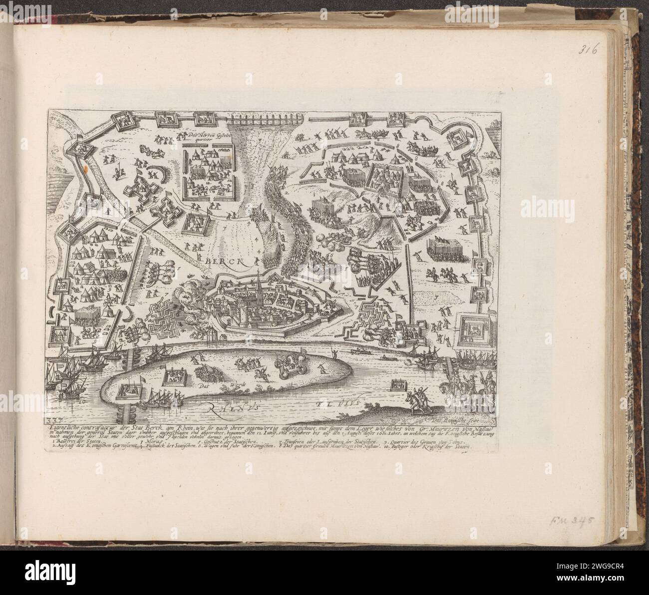 Inname van Rheinberg, 1601, 1601 - 1603 print Intake of Rheinberg by ...