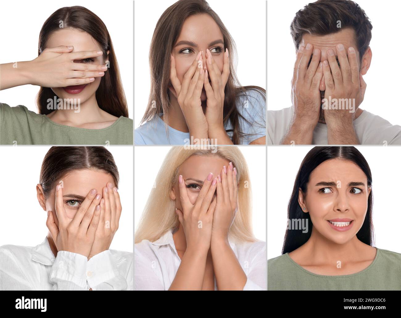 Group embarrassed hi-res stock photography and images - Alamy