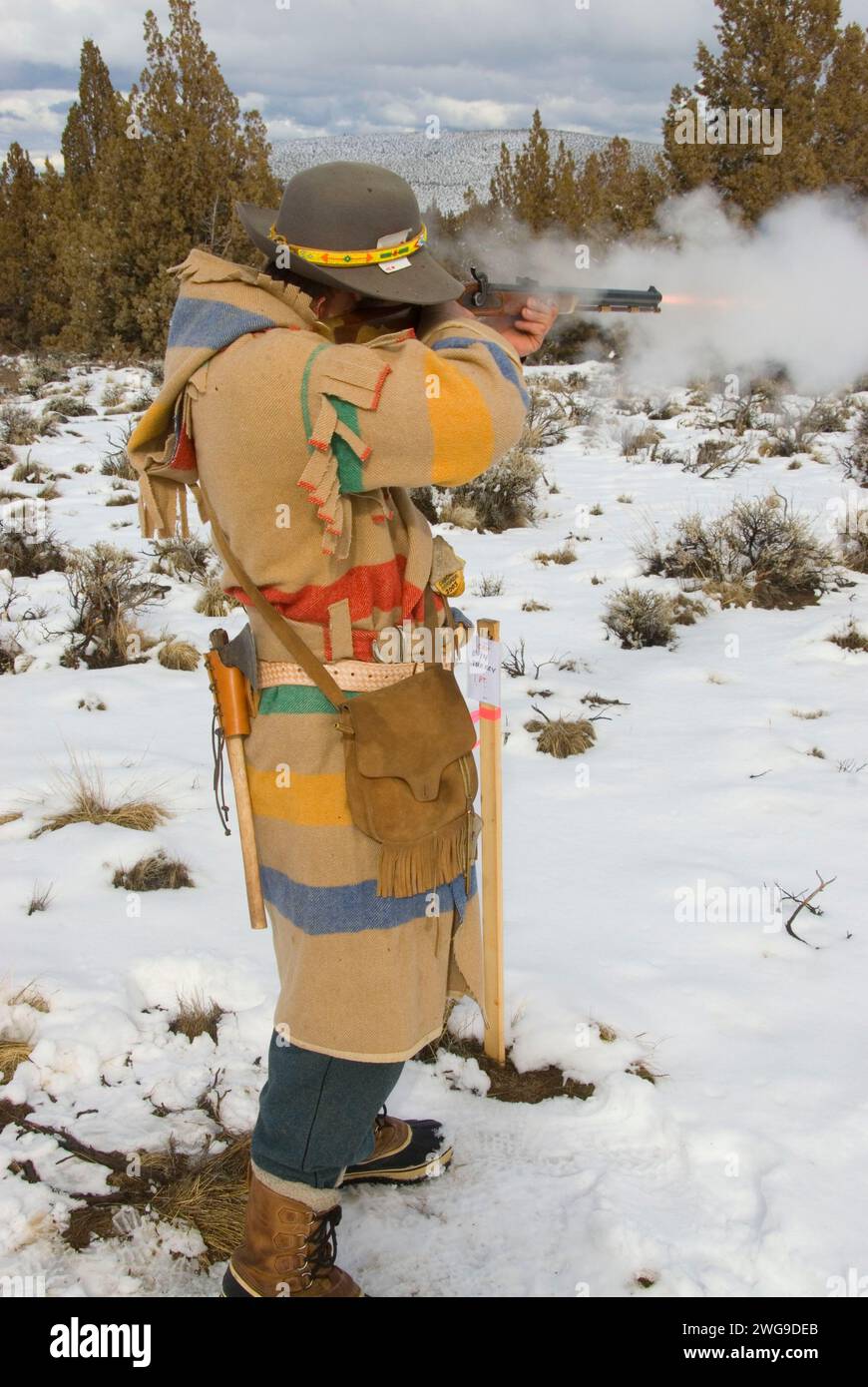 Firing on rifle range, Grizzly Mountain Long Rifles Horse Ridge ...