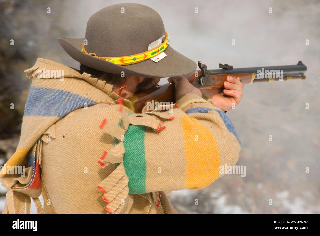 Firing on rifle range, Grizzly Mountain Long Rifles Horse Ridge ...