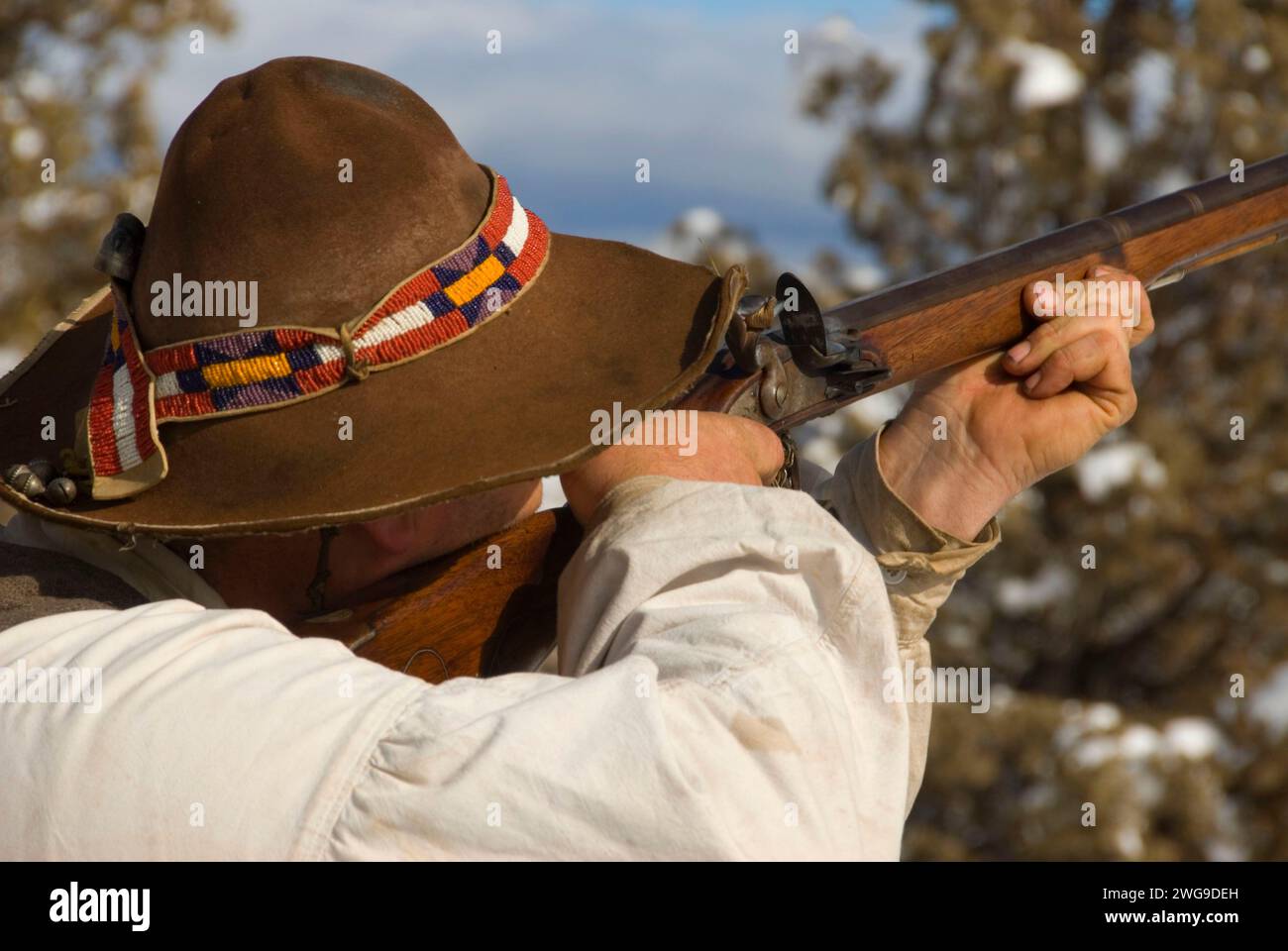 Firing on rifle range, Grizzly Mountain Long Rifles Horse Ridge ...