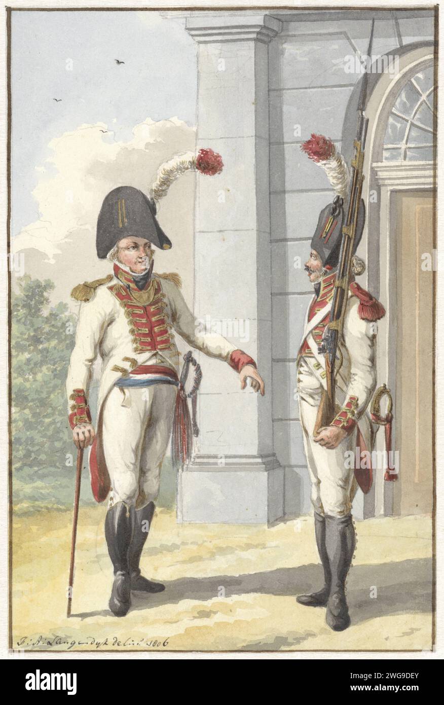 Grenadier Officer and in common of the bodygard of the Council ...