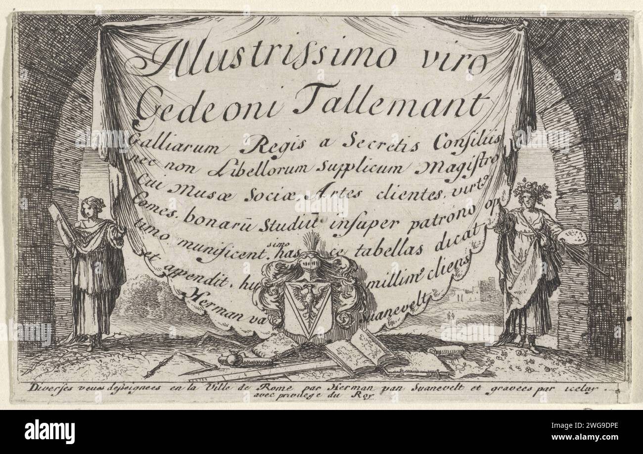 Latin title flanked hi-res stock photography and images - Alamy