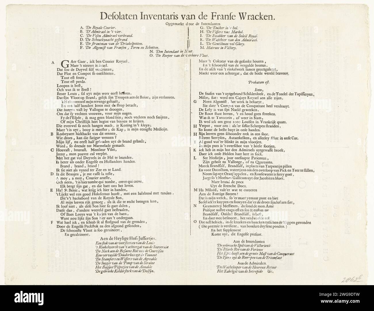 Text sheet at the cartoon on the French defeat in the Battle of Cape La ...