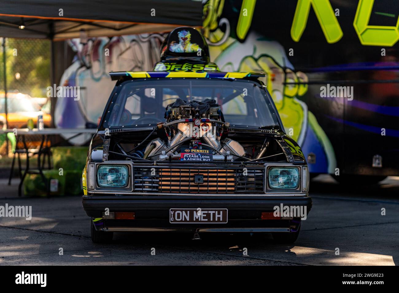 Dandenong, Australia. 3 February, 2024. Car show at the Penrith Oil ...