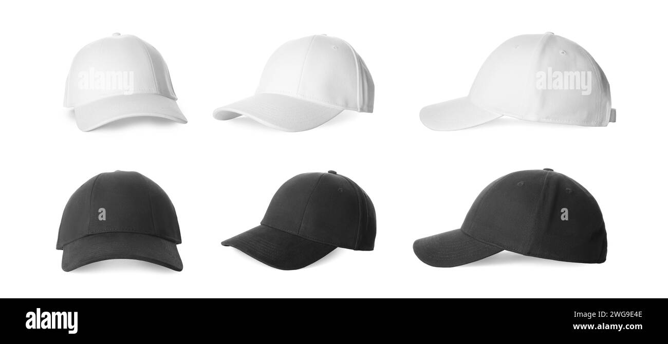 Side caps Black and White Stock Photos & Images - Alamy