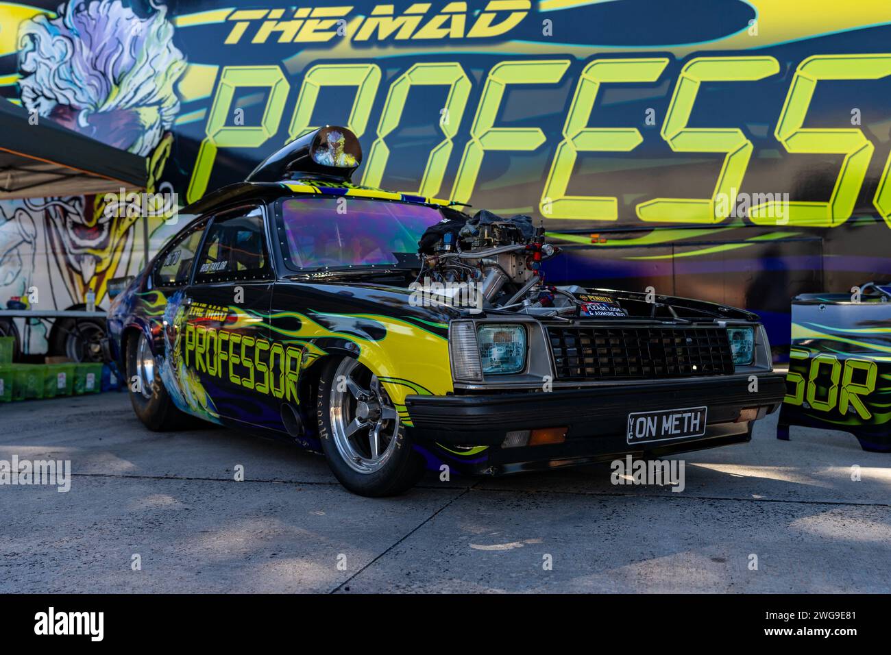 Dandenong, Australia. 3 February, 2024. Car show at the Penrith Oil ...