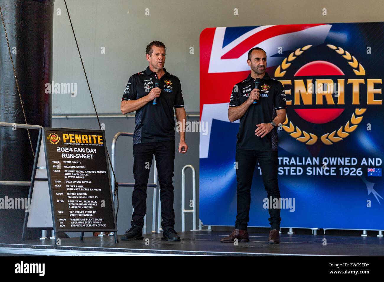 Dandenong, Australia. 3 February, 2024. Car show at the Penrith Oil ...