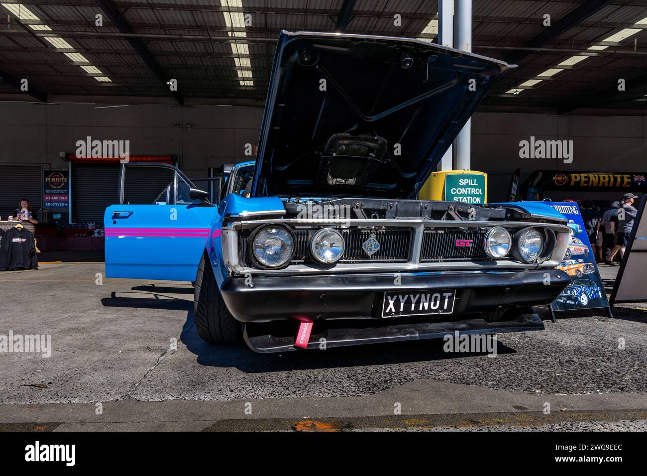Dandenong, Australia. 3 February, 2024. Car show at the Penrith Oil ...