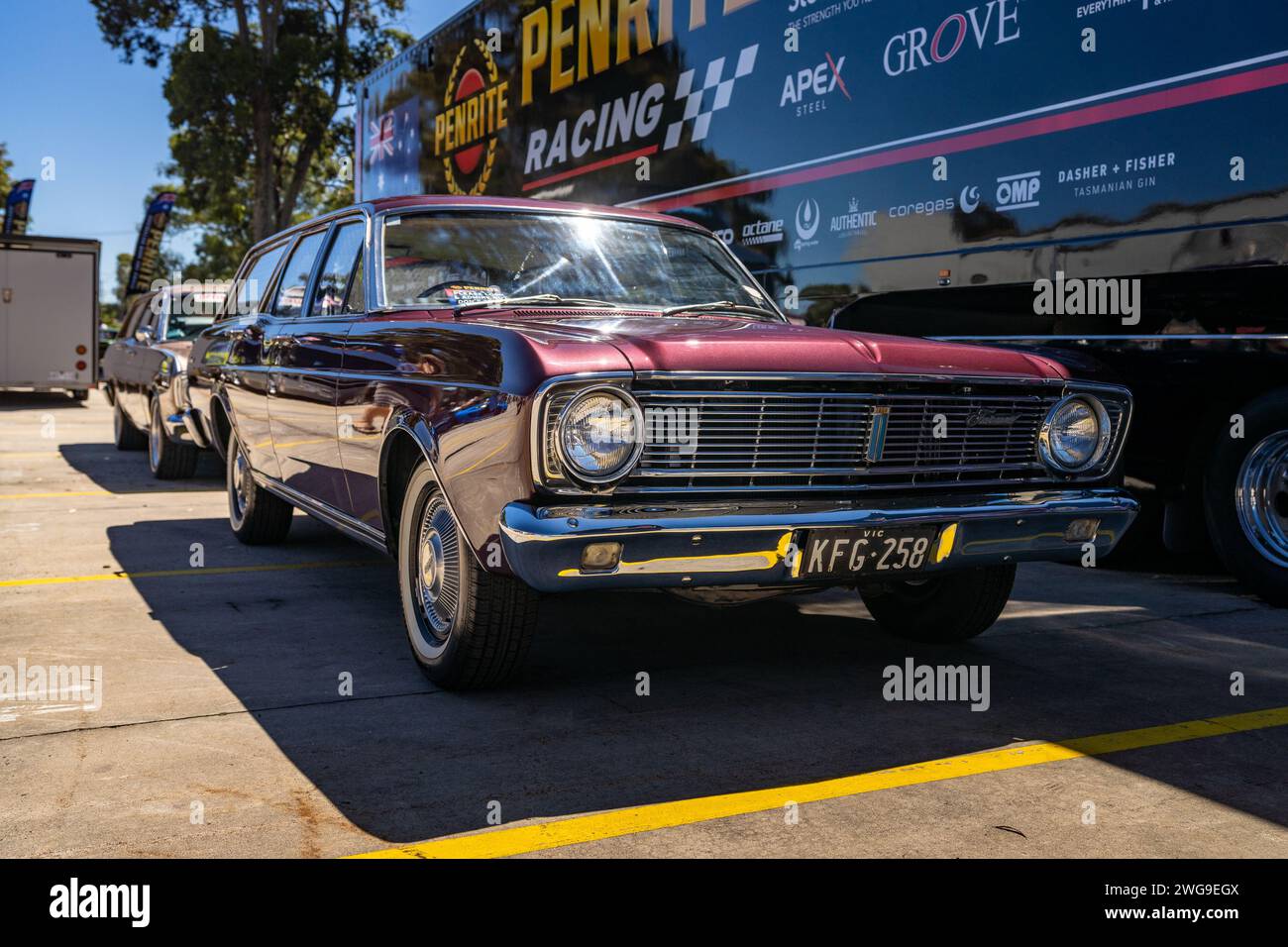 Dandenong, Australia. 3 February, 2024. Car show at the Penrith Oil ...
