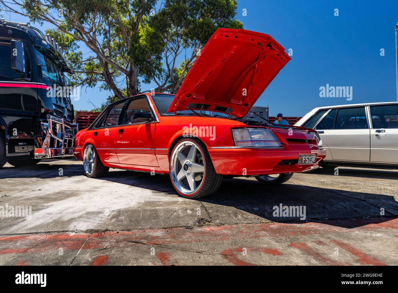 Dandenong, Australia. 3 February, 2024. Car show at the Penrith Oil ...