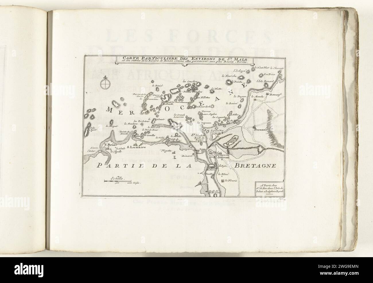 Saint malo map hi-res stock photography and images - Alamy
