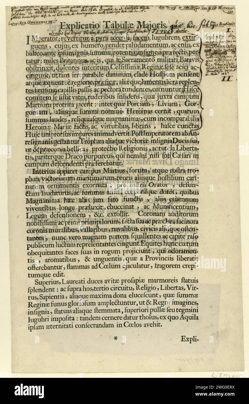 Text sheet belonging to the title page for the press series about the ...